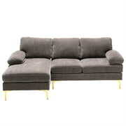 Rent to own ARCTICSCORPION Modern Sectional Sofa Accent Sofa, L-shaped ...