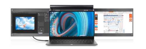 Rent to own Tri Screen 13.3" Laptop Monitor Extender Triple Display ...