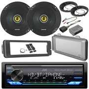 Rent to own JVC KD-X480BHS Single DIN Bluetooth USB AUX LED AM/FM Radio Stereo LED Car Audio ...