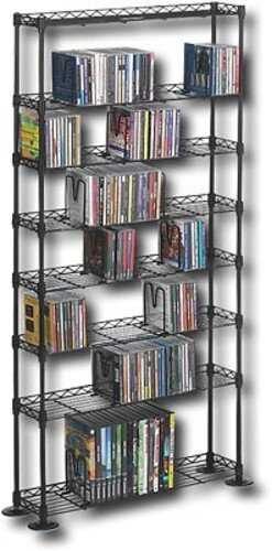 Rent to own Atlantic Inc 49" 8-Tier Adjustable Multimedia Storage Rack ...