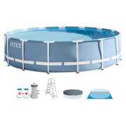 Rent to own Intex 15 Feet x 42 Inches Prism Frame Above Ground Swimming ...