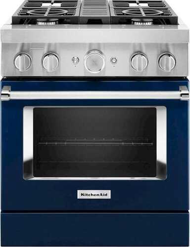 Rent to own KitchenAid - 4.1 Cu. Ft. Freestanding Dual Fuel True ...