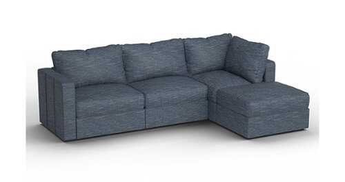 Rent to own Lovesac - 4 Seats + 5 Sides Rained Chenille & Standard Foam ...