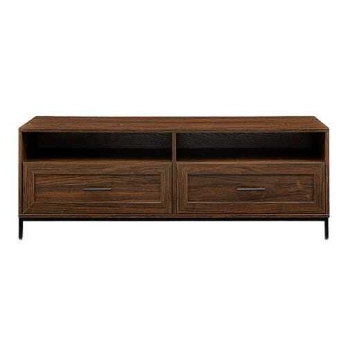 Rent to own Walker Edison - Contemporary 2-Drawer TV Stand for Most TVs ...