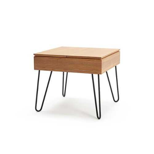 Rent to own Burrow - Carta Hardwood Side Table - Oak | RTBShopper