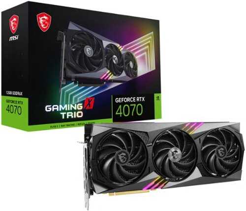 Rent to own MSI - NVIDIA GeForce RTX 4070 Gaming X Trio 12G 12GB DDR6X ...