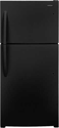 Rent to own Frigidaire - 20.0 Cu. Ft. Top Freezer Refrigerator - Black ...