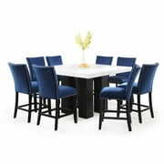 Rent to own Steve Silver Co. Camila Square 9 Piece Counter Dining Table ...