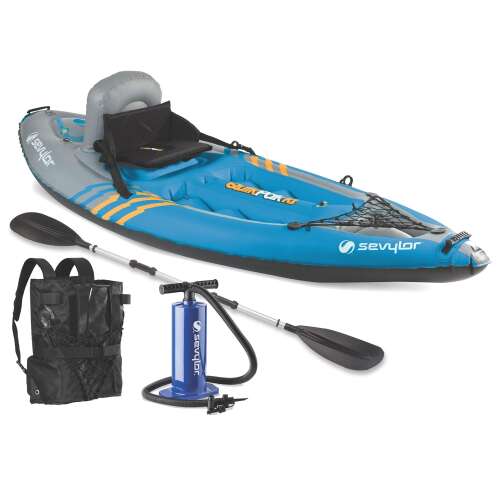 Rent to own Sevylor QuickPak K1 1-Person Inflatable Kayak, Kayak Folds ...