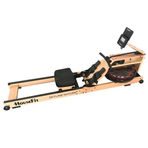 Rent to own HouseFit Wooden Water Rower Rowing Machine with Bluetooth ...