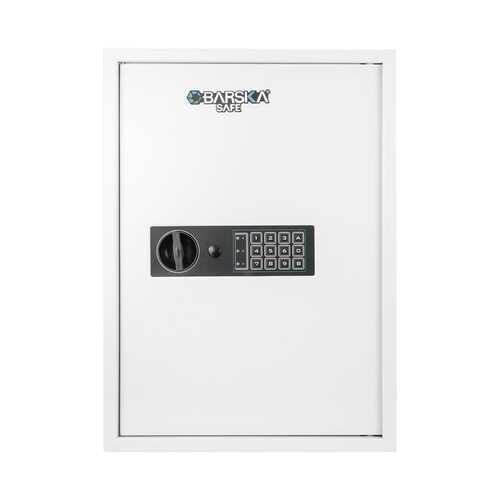 Rent to own Barska - Safe with Electronic Keypad Lock - White | RTBShopper